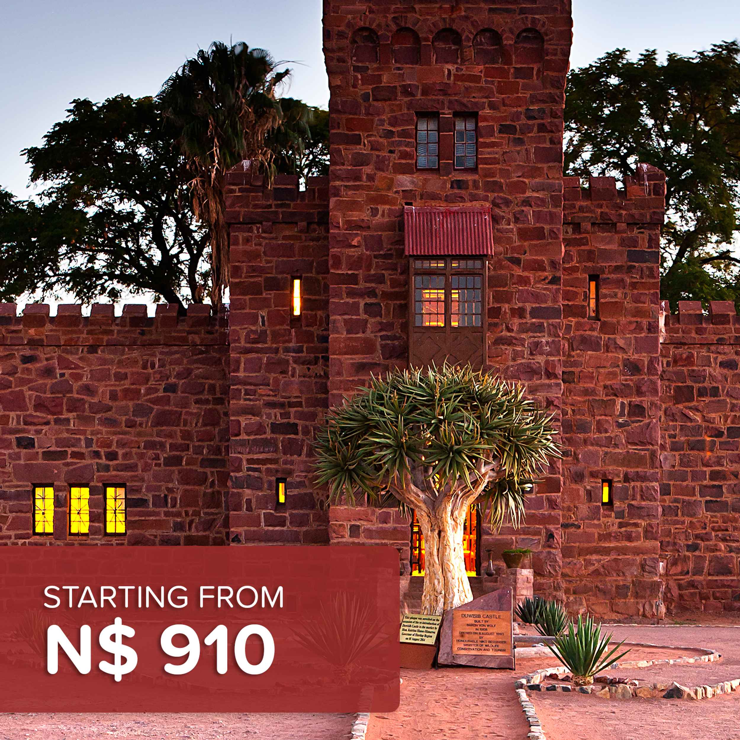 Duwisib Castle - Namibia Wildlife Resorts