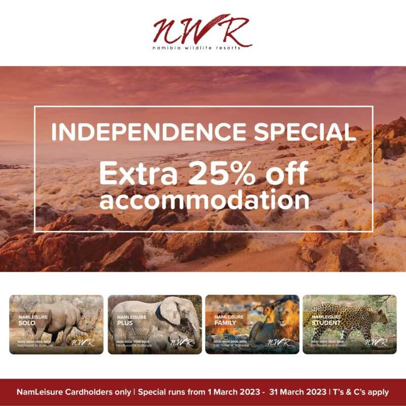 Specials - Namibia Wildlife Resorts