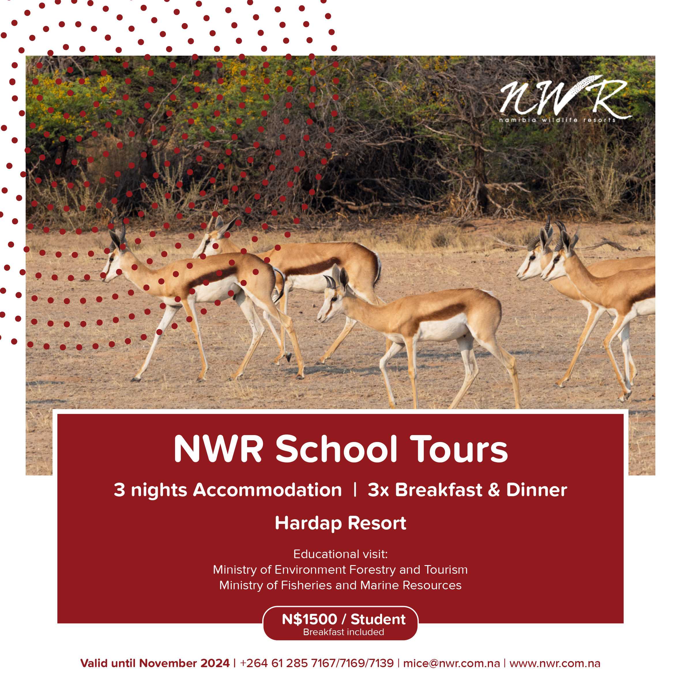 A Namibian Educational Adventure Awaits: NWR School Tours at Hardap ...